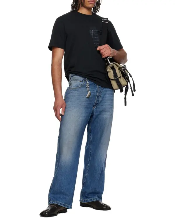 MAISON MARGIELA Buckled Cotton Jeans
