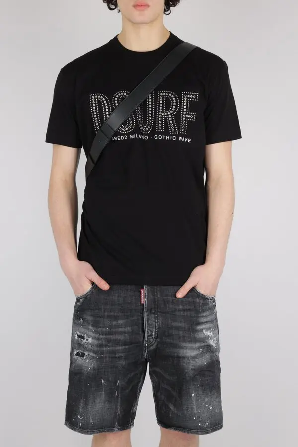 Dsquared2 Logo Embellished Crewneck T-shirt