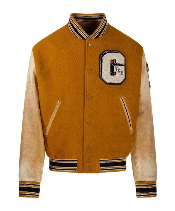 GOLDEN GOOSE Logo Patch Bomber Jacket