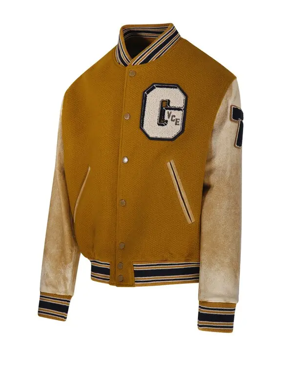 GOLDEN GOOSE Logo Patch Bomber Jacket