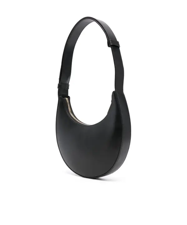 Furla Delizia Logo Printed Mini Shoulder Bag - Black