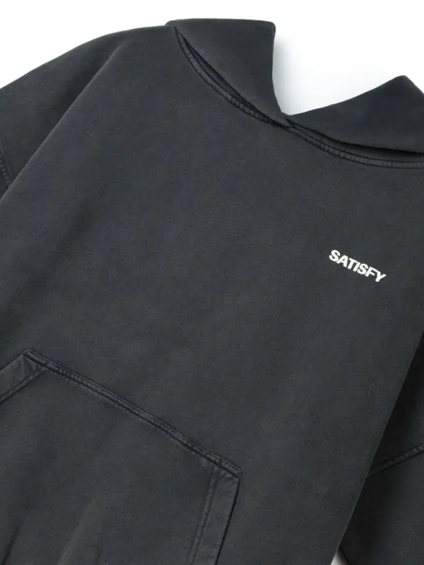 Satisfy Logo Print Hoodie - No
