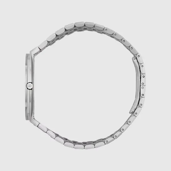 Gucci 25h Watch With Diamond Bezel