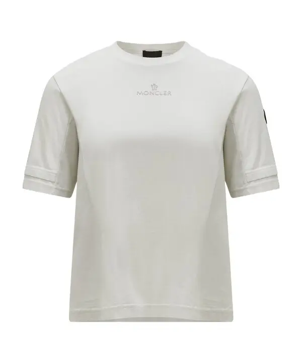Moncler Logo-print T-shirt - Ice Tuff