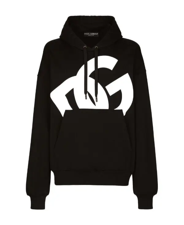 Dolce & Gabbana Dg Logo Print Hoodie