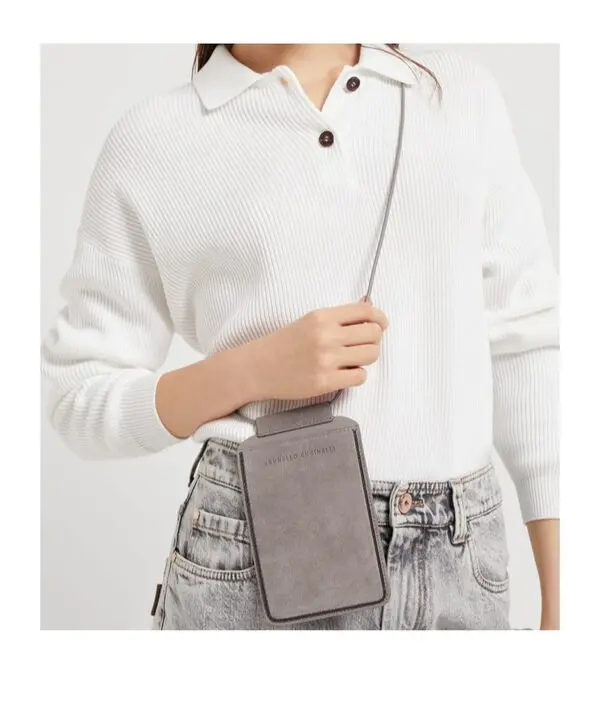 Brunello Cucinelli Shoulder Passport Holder