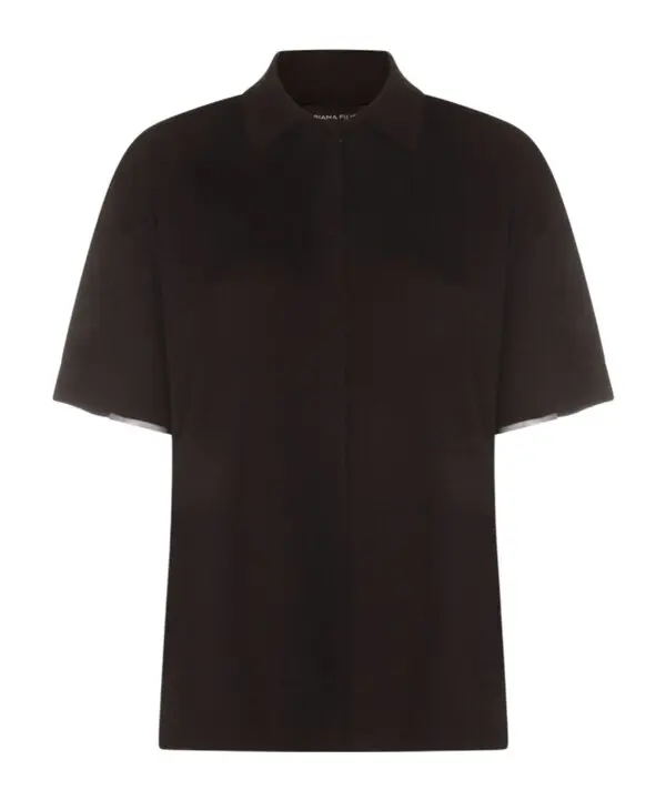 Fabiana Filippi Short-sleeve Polo Collar T-shirt