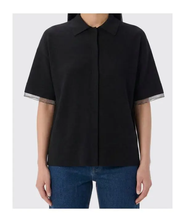 Fabiana Filippi Short-sleeve Polo Collar T-shirt