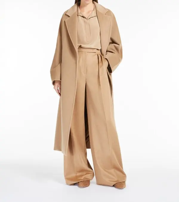 Max Mara Belted Long-sleeved Coat