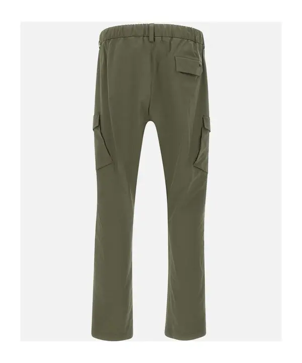 Herno High-waist Tapered Cargo Trousers - Green