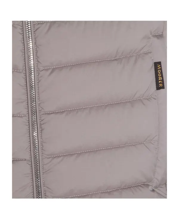 MOORER Down Vest - Gray