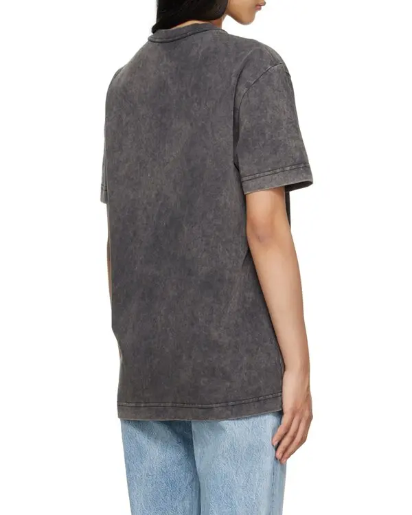 Alexander Wang Embossed Logo Crewneck T-shirt