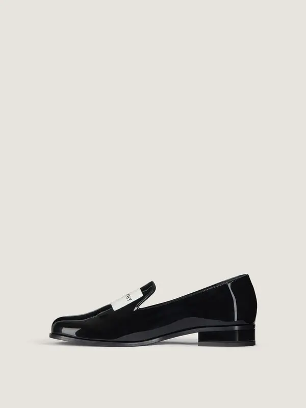 Givenchy Logo Patch Tux Loafers - Black