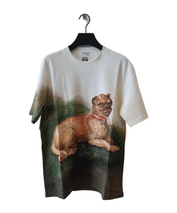 Loewe Oversized Fit T-shirt In Cotton Blend - Multi-color
