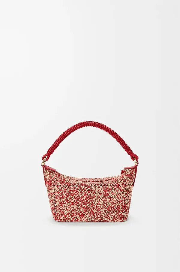 Loewe Cala Mini Bag In Melange Raffia