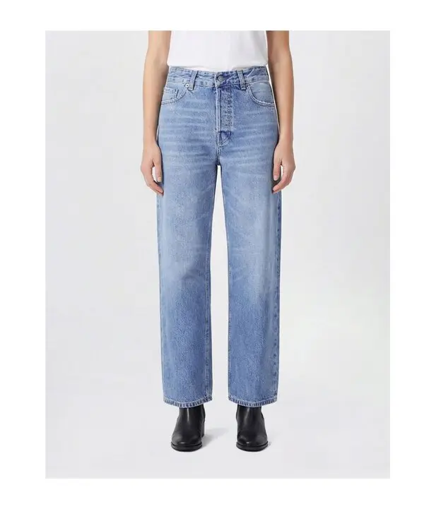 HAIKURE Betty Wide-leg Jeans - Blue