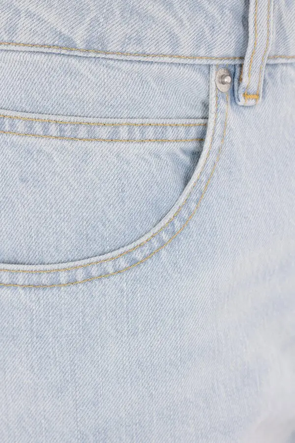 Bottega Veneta Straight Leg Boyfriend Jeans - Gray