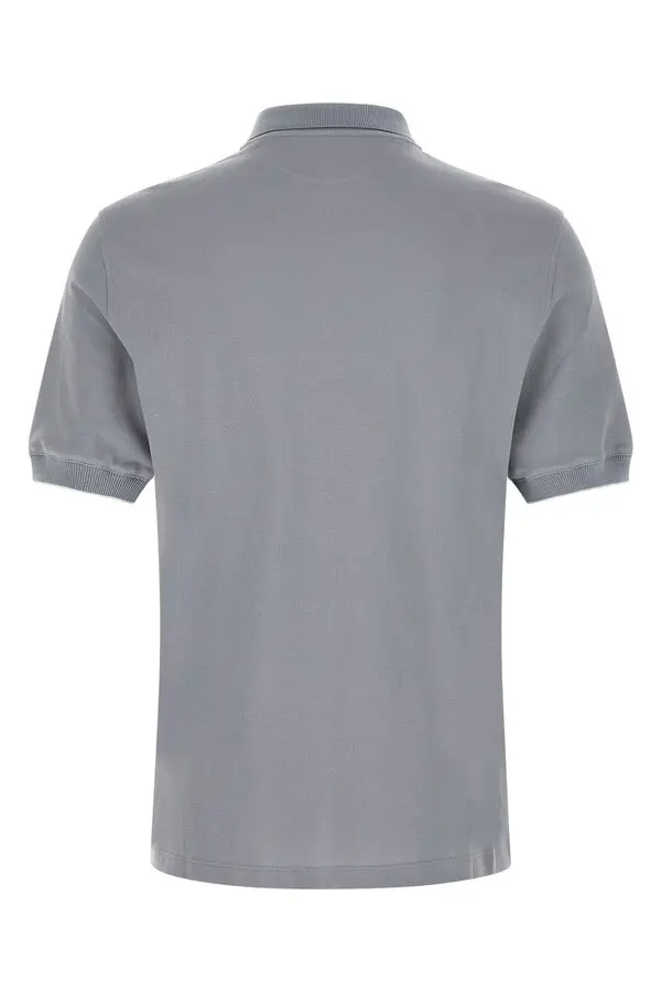 Brunello Cucinelli Logo Detailed Short Sleeved Polo Shirt