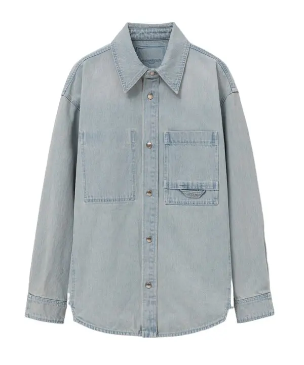 WOOYOUNGMI Wildflower Denim Shirt - Blue