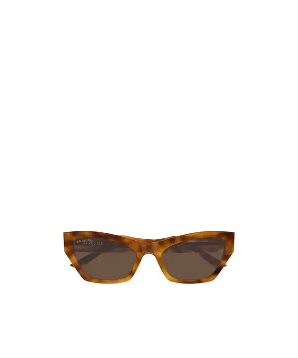 Balenciaga Cat Eye Frame Sunglasses - Brown