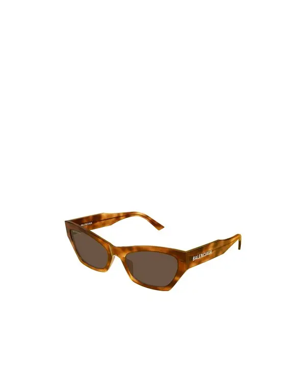 Balenciaga Cat Eye Frame Sunglasses - Brown