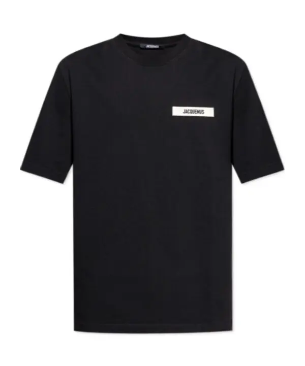 Jacquemus The Gros Grain Crewneck T-shirt - Black