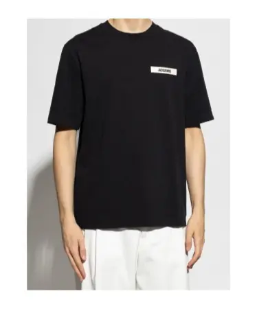 Jacquemus The Gros Grain Crewneck T-shirt - Black