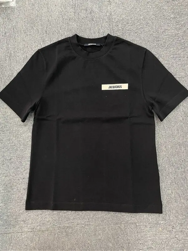 Jacquemus The Gros Grain Crewneck T-shirt - Black