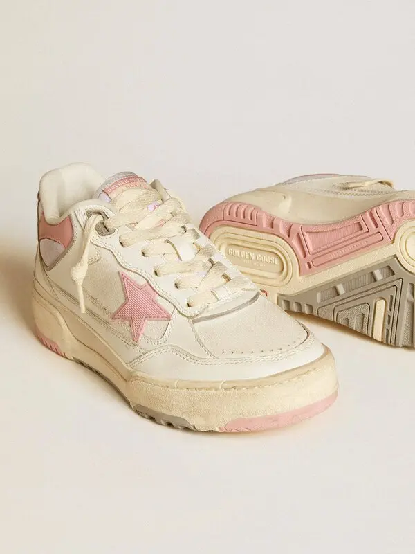 GOLDEN GOOSE Forty 2 Lace-up Sneakers - Nude