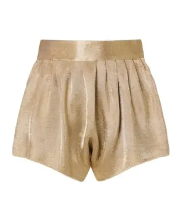 Alaïa High-rise Mesh Shorts - Nude