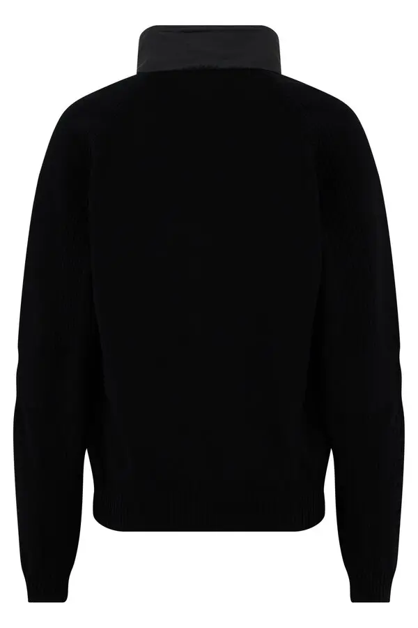 Moncler Padded Zip-up Cardigan - Black