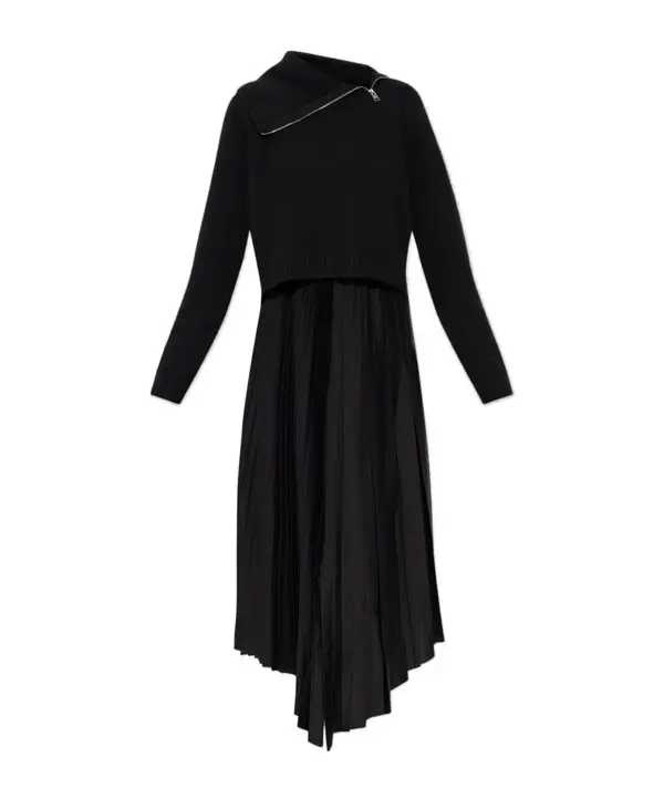 ALLSAINTS Two-piece Pleated Midi Dress