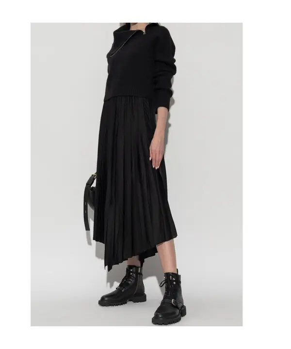 ALLSAINTS Two-piece Pleated Midi Dress