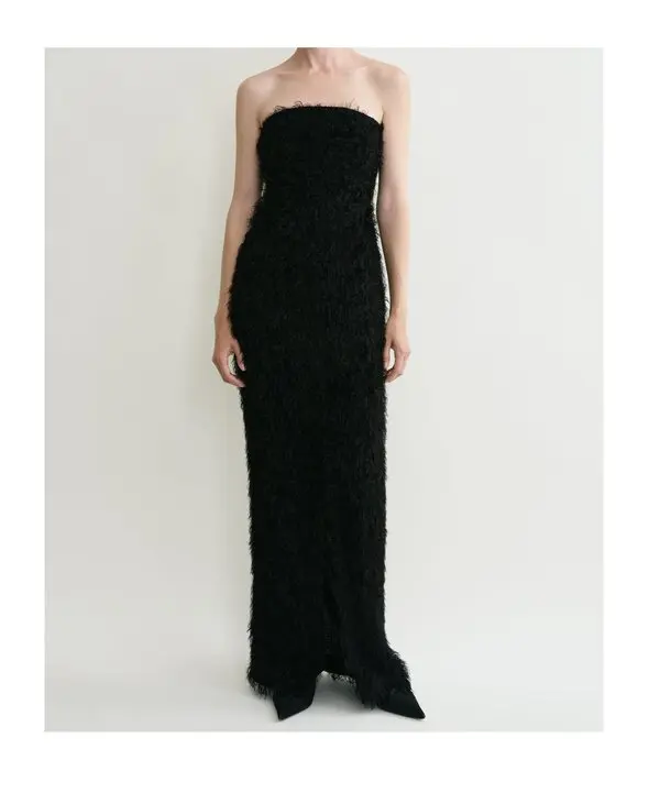TOTEME Strapless Fil-coupé Dress