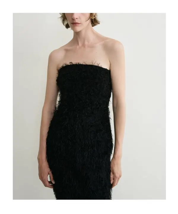 TOTEME Strapless Fil-coupé Dress
