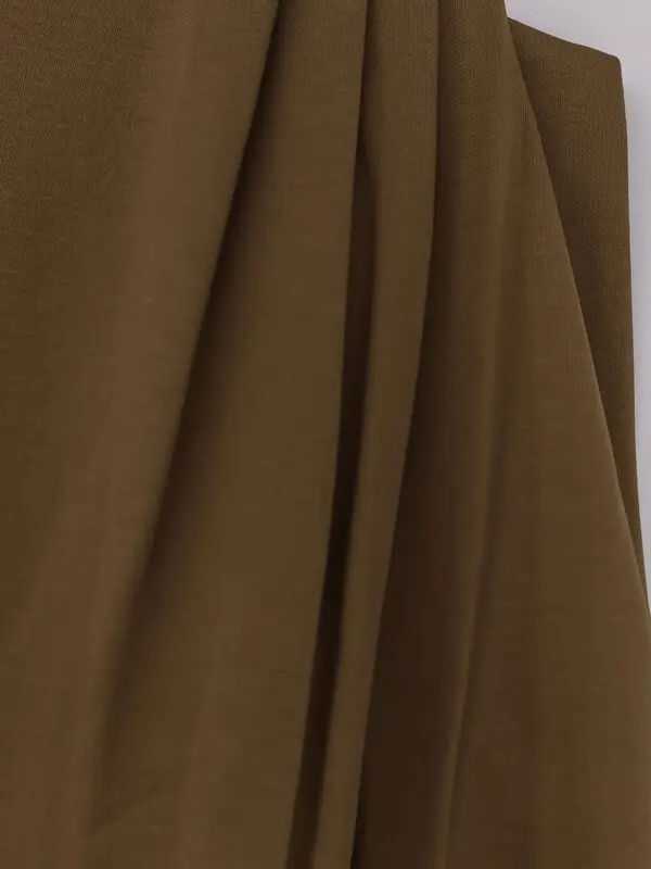 Soeur Idris Draped Sleeveless T-shirt - Green