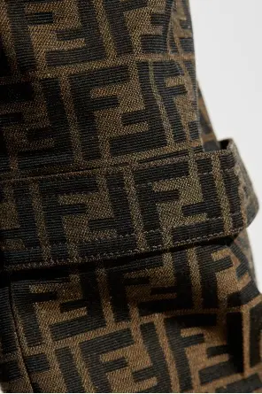 Fendi Ff Motif Straight-leg Trousers