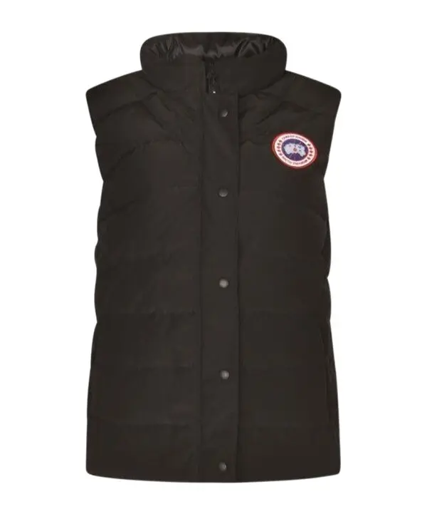 Canada Goose Padded Zip-up Vest - Black