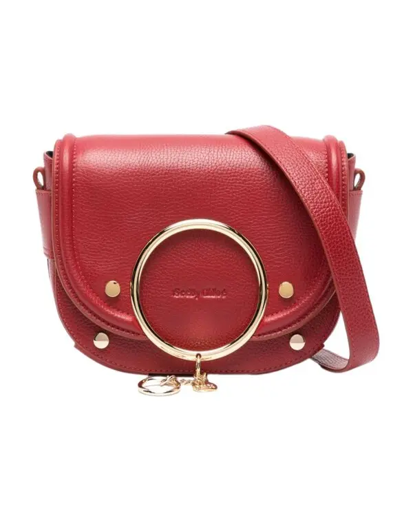 See By Chloé Flip Shoulder Bag - Red