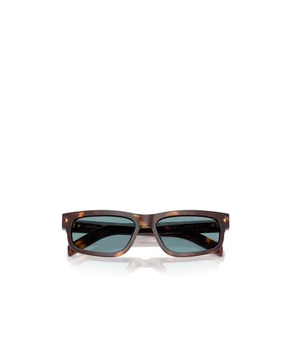 Prada Rectangular Frame Sunglasses - Green
