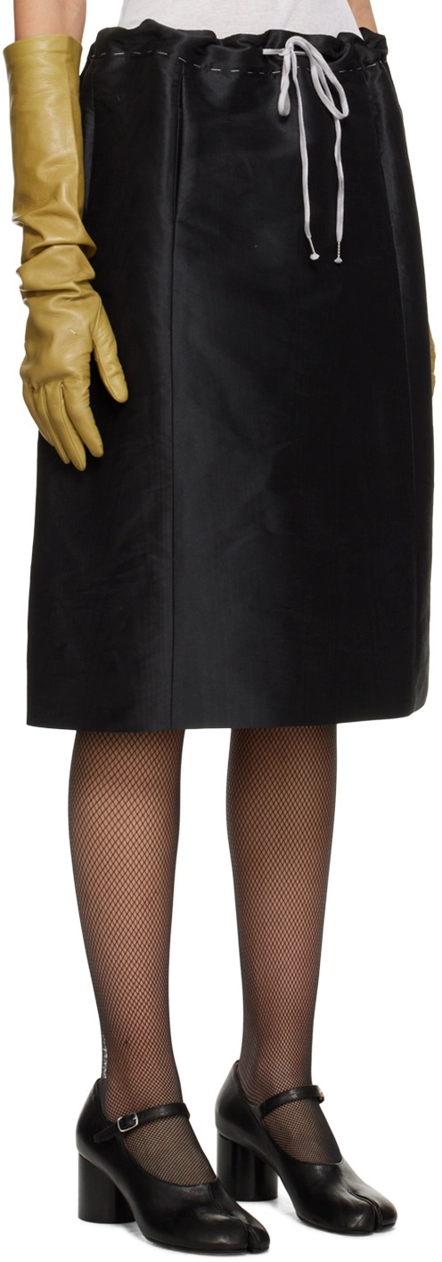 MAISON MARGIELA Drawstring Midi Skirt