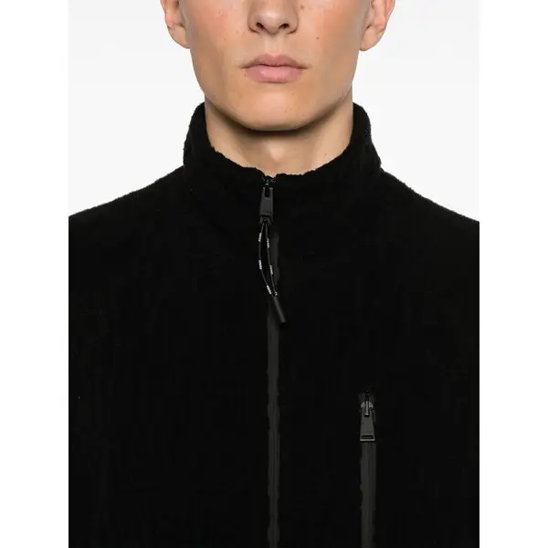 Fendi Ff Pattern High-neck Zipped Sweatshirt