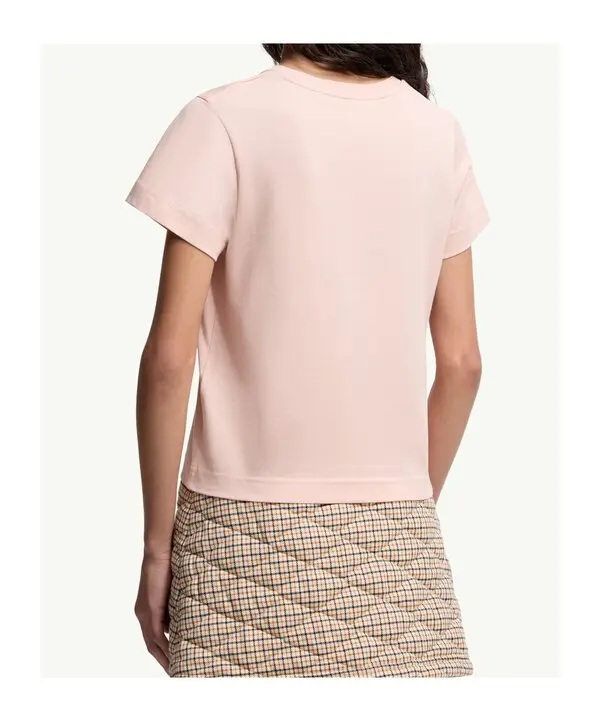 Moncler Embroidered Heart Logo Cotton T-shirt