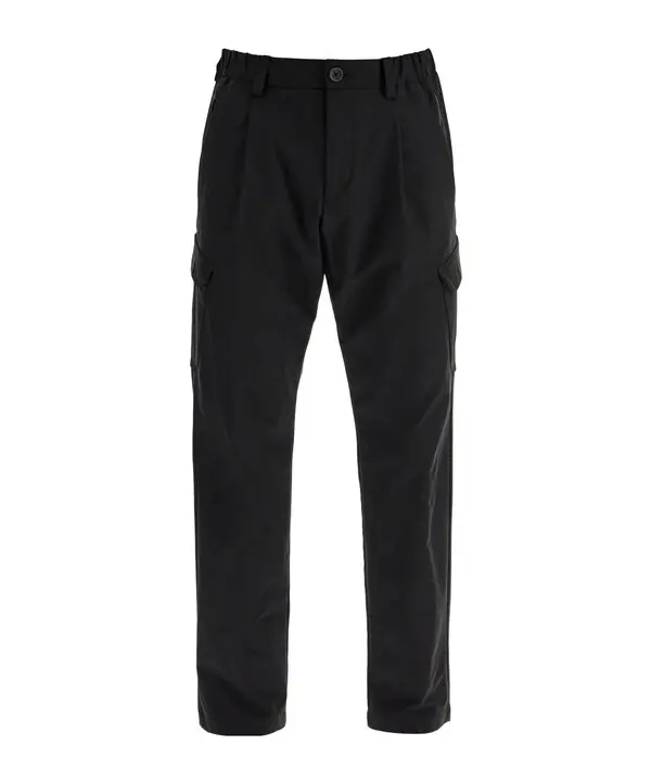Herno High-waist Tapered Trousers - Black