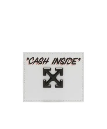 Off-White Jitney Leather Cardholder - White