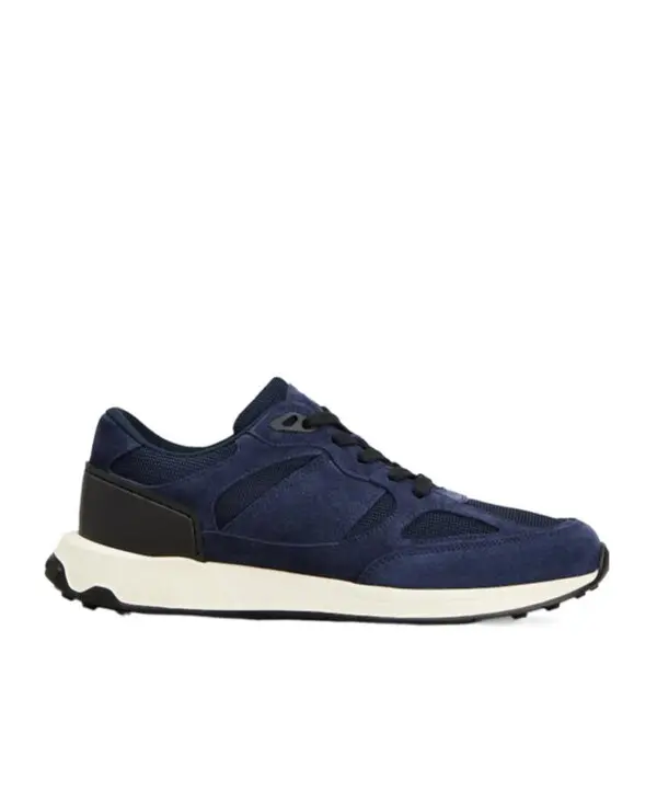TOD'S Panelled Lace-up Sneakers - Blue