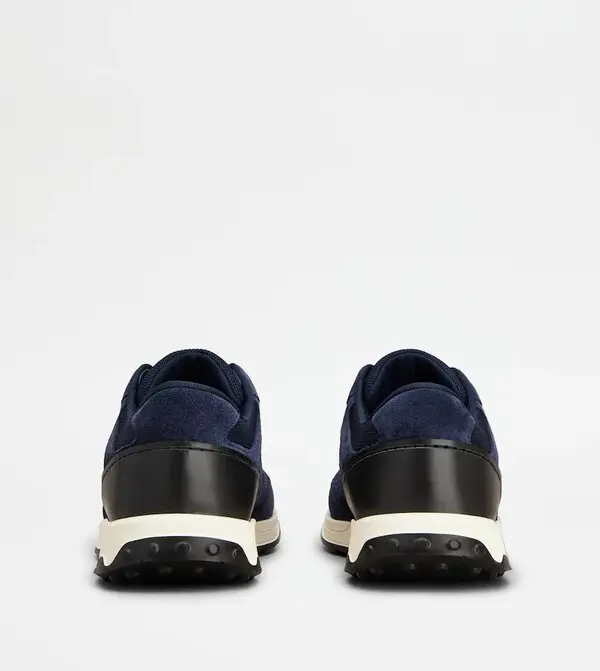 TOD'S Panelled Lace-up Sneakers - Blue