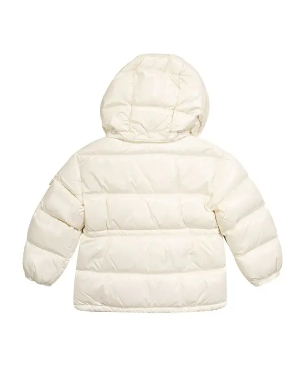 Moncler Quilted Down Jacket With Removable Hood