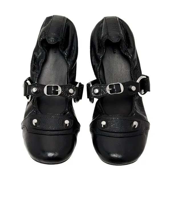 Balenciaga Le City Ballet Flats - Black