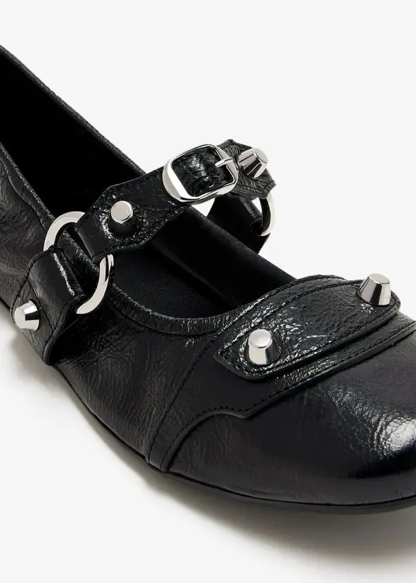Balenciaga Le City Ballet Flats - Black
